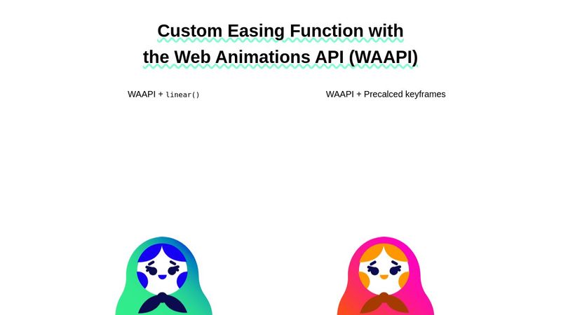 Custom Easing Function with the Web Animations API (WAAPI)