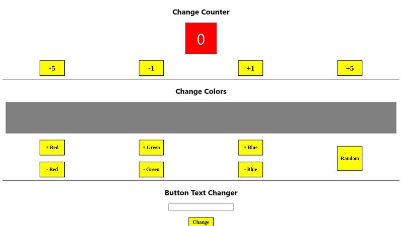 Basic DOM Manipulation - Baseline
