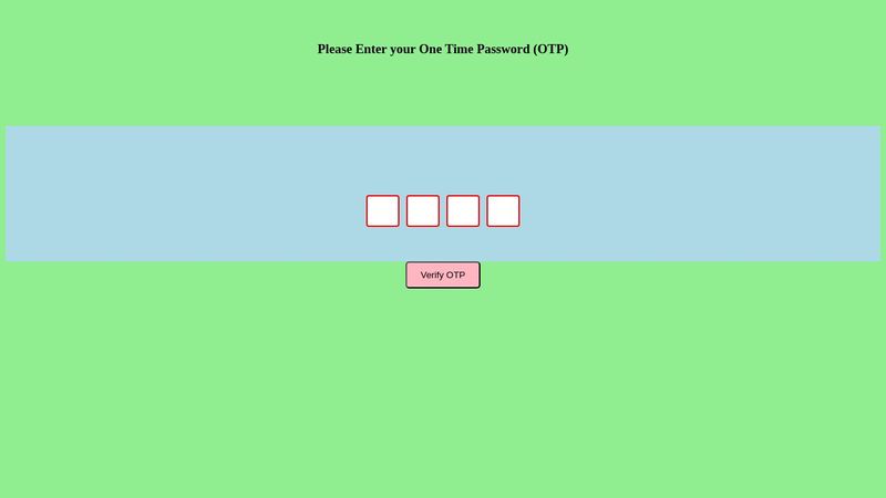 Two-factor code input - React template