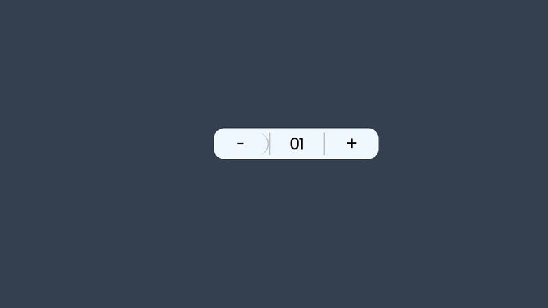 Increment and Decrement Button