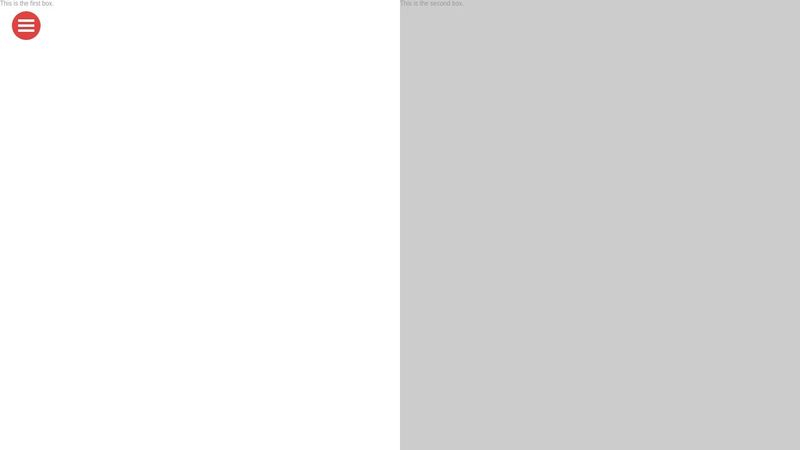 Horizontal Scrolling Responsive with Slide In Left Menu