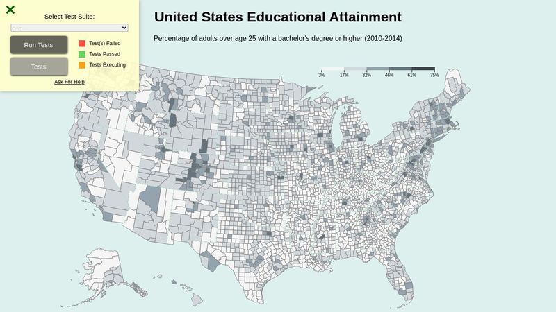 Choropleth Map (Data Visualization Challenge #4)