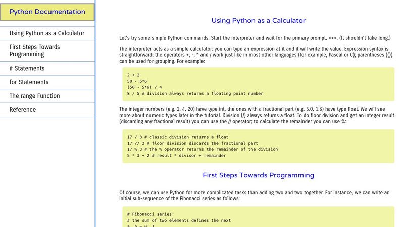 Technical Documentation Page
