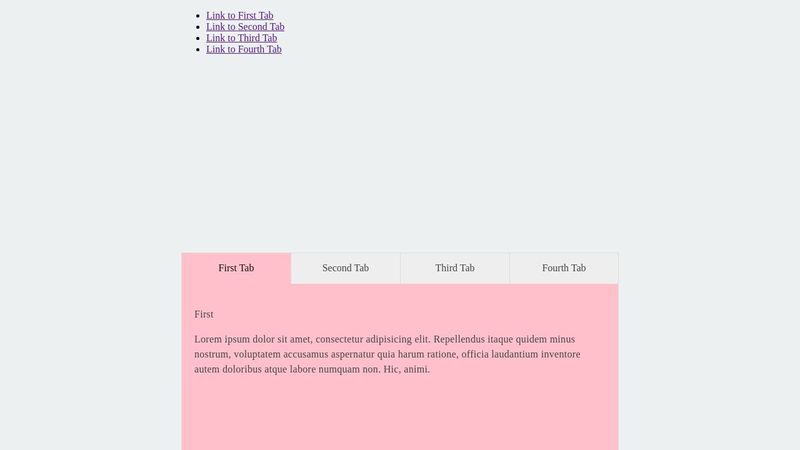 PureCSS Tabs + Anchors