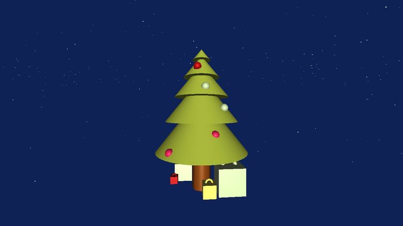 Christmas Three.js