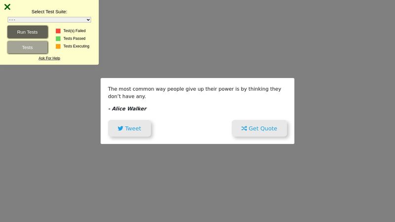 Random Quote Machine (freeCodeCamp)