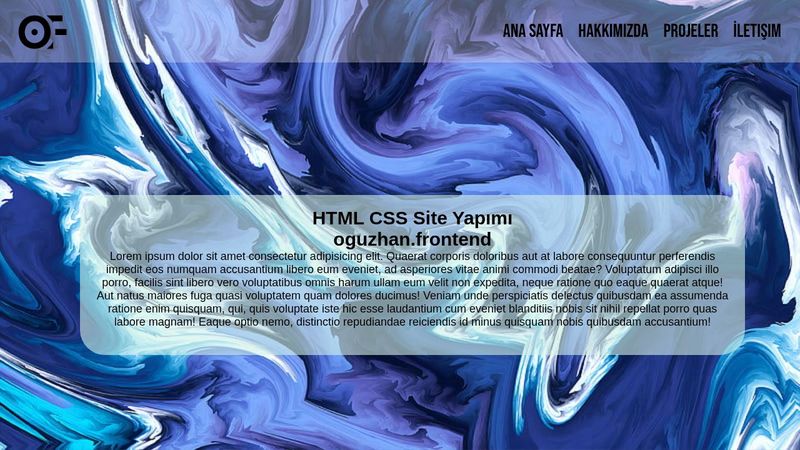 Simple Website HTML CSS