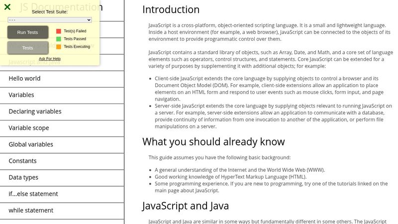 Documentation Page / freeCodeCamp