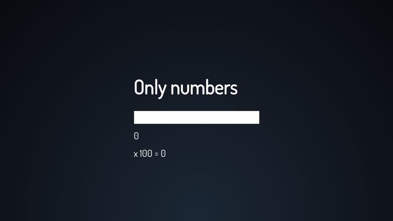 DEMO: Only numbers with type=text