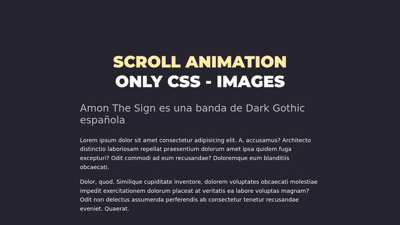 CSS Scroll Animation #1 (Animation-timeline)