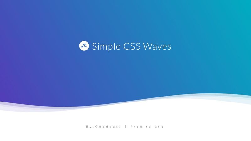 Simple CSS Waves | Mobile & Full width
