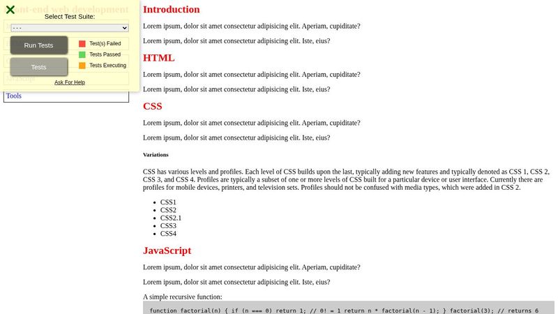 FCC - Technical Documentation Page