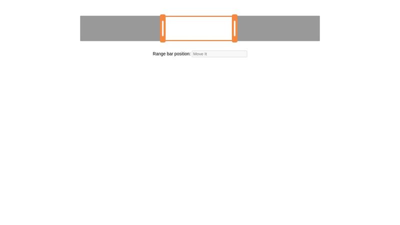 Drag the Range of a UI Input Range Slider