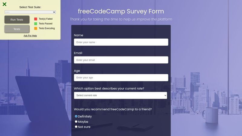 Build a Survey Form