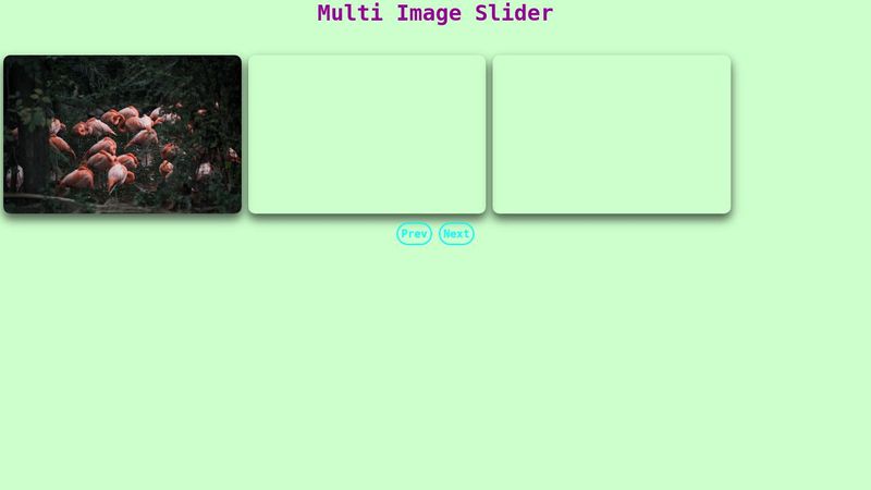 Multi Image slider
