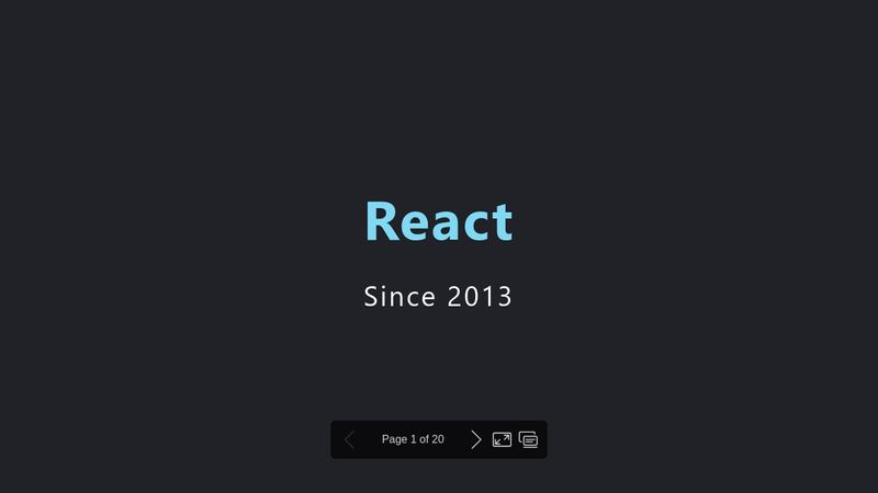 React slides