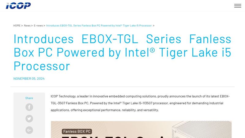 EBOX -TGL news