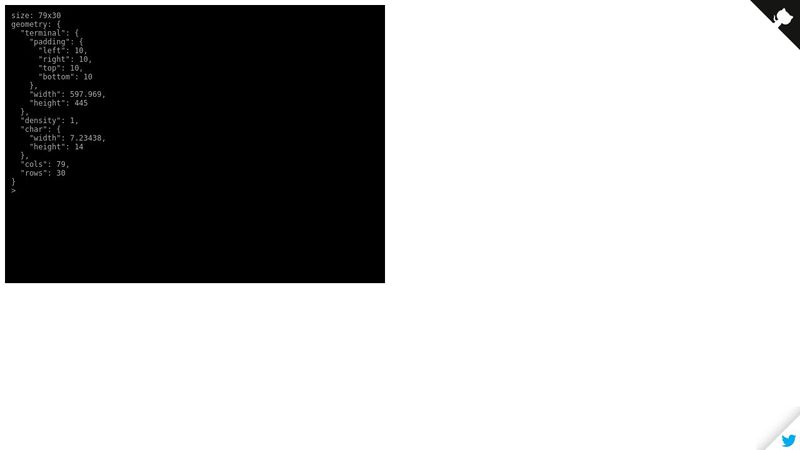 Terminal with --cols CSS variable (chromium bug)