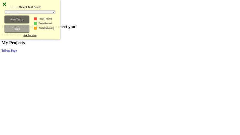 My Personal Web Page