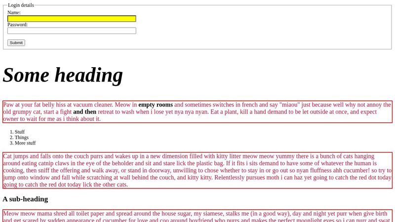COMPSCI 719 Module 2.5 CSS selectors demo