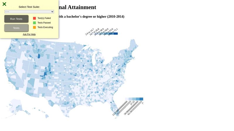 D3 Choropleth map