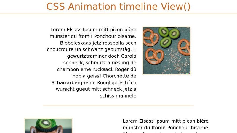CSS gap animation with animation-timeline view
