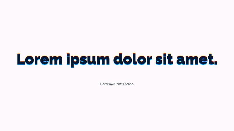 CSS Animated Jumping Text Effects