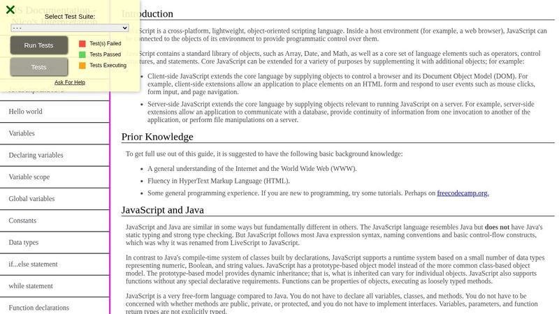 Technical Documentation: Javascript Redux