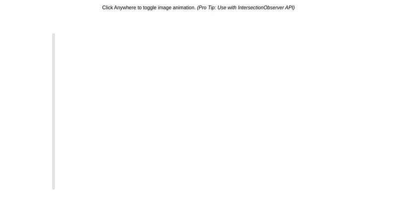 Simple image animation - CSS Transition (Lazy-load)