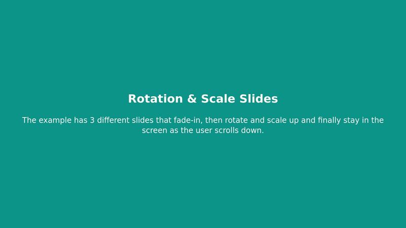 ScrollTrigger Rotation Slides