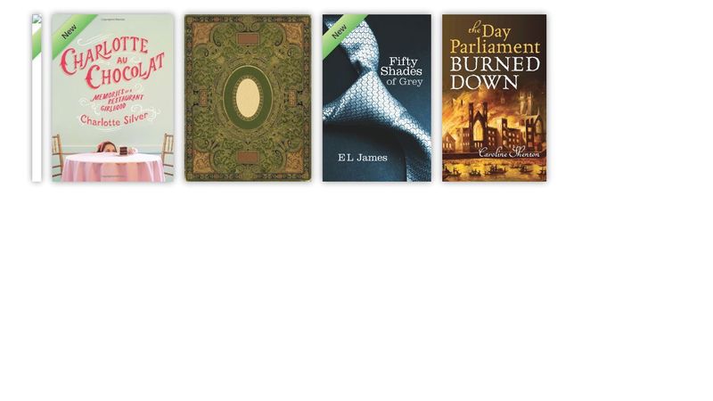 Simple Bookshelf with CSS HTML