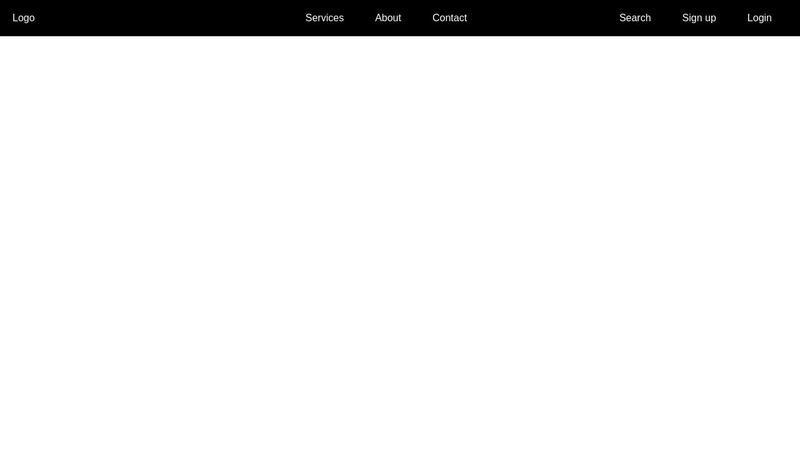 horizontal menu responsive