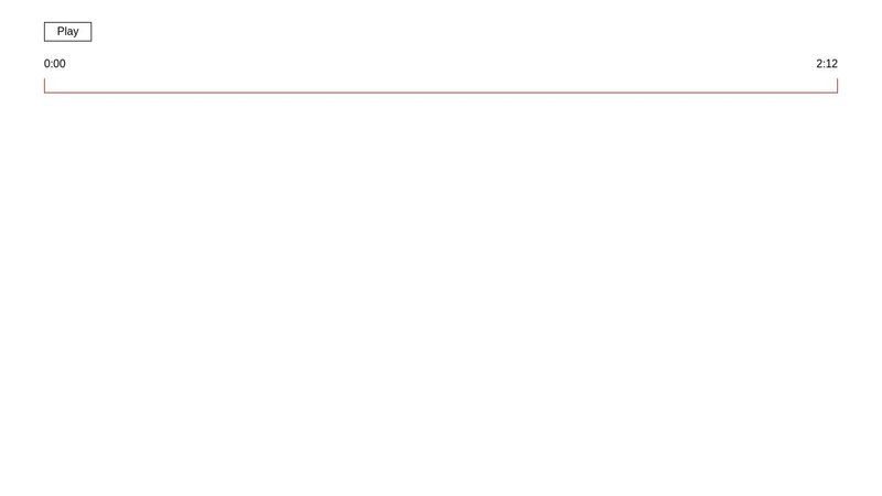 HTML5 Custom Styled Audio Player