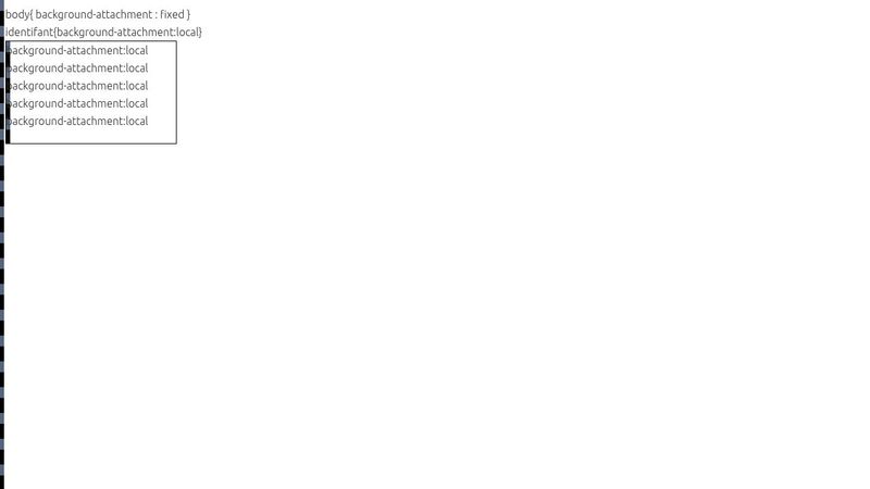 Background Attachment Css Exemple De Code Zone Css 7621