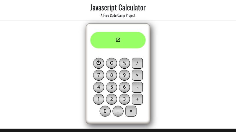 JavaScript Calculator