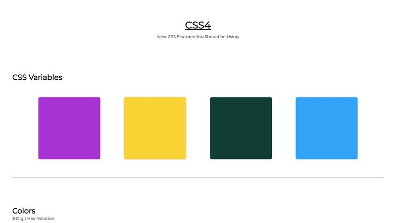 CSS4