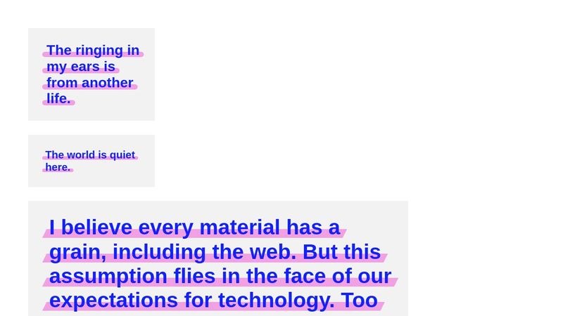 Custom multiline text underline with rounded caps