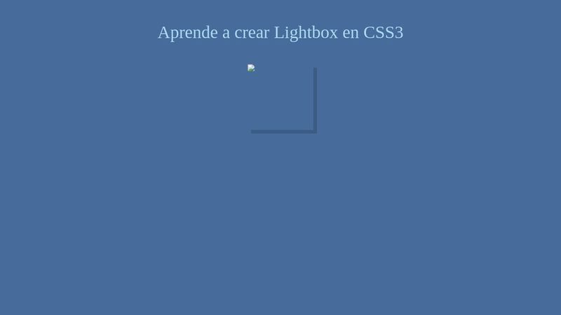 Responsive CSS LightBox