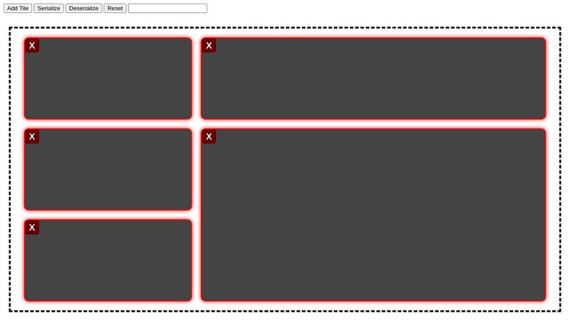 Gridstack Playground