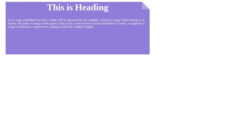 Content And Heading Animation In CSS Content And Heading Animation In CSS
