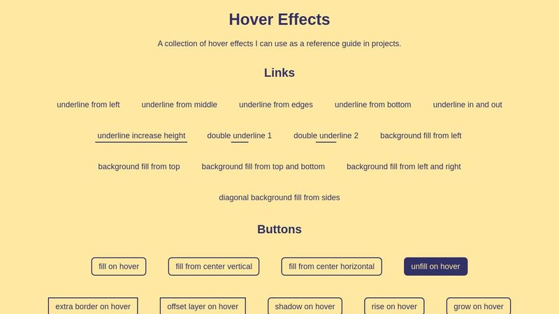 Hover Effects