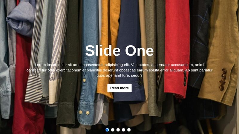 Full Page Carousel HTML & CSS Only