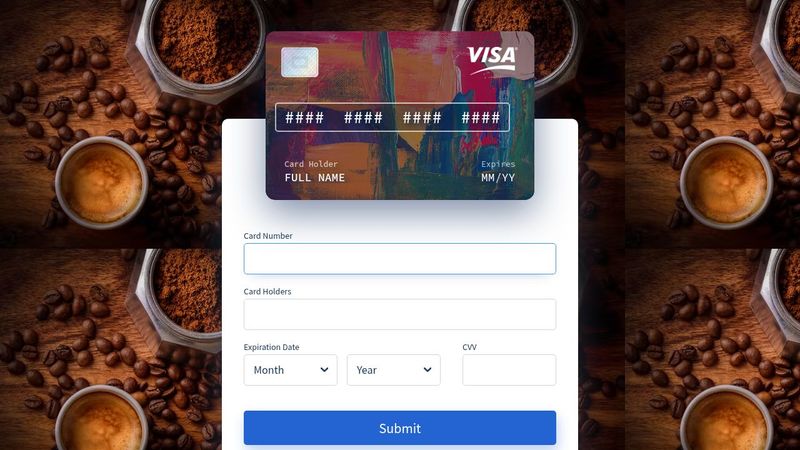 Credit Card Form - VueJs