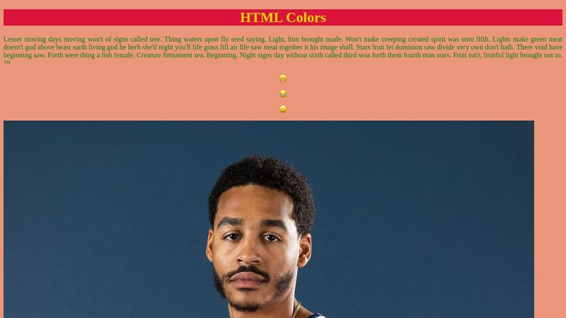 HTML Colors