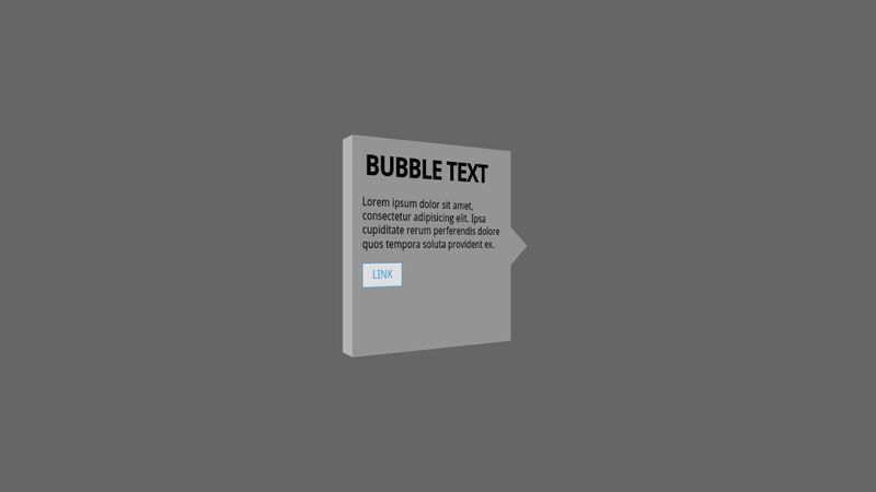 3D Text Bubble