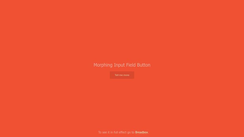 Morphing Input Field Button