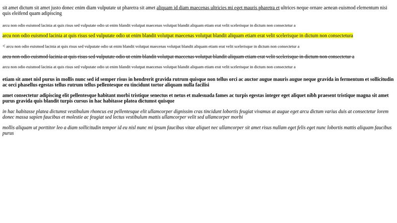 Html Text formatting Practice Dontez