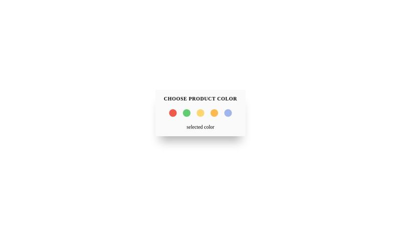 Color Picker Javascript
