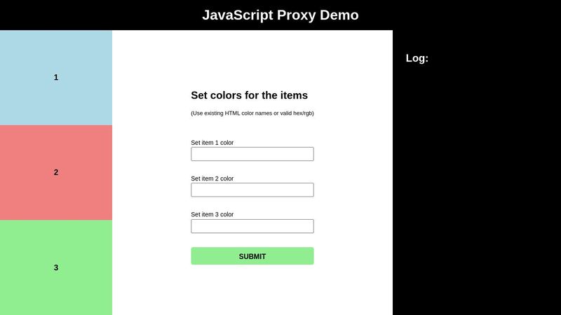 JavaScript Proxy Demo