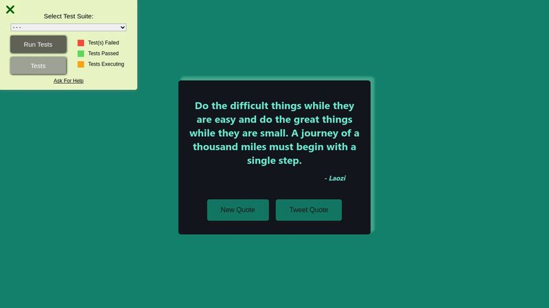 React Random Quote Machine